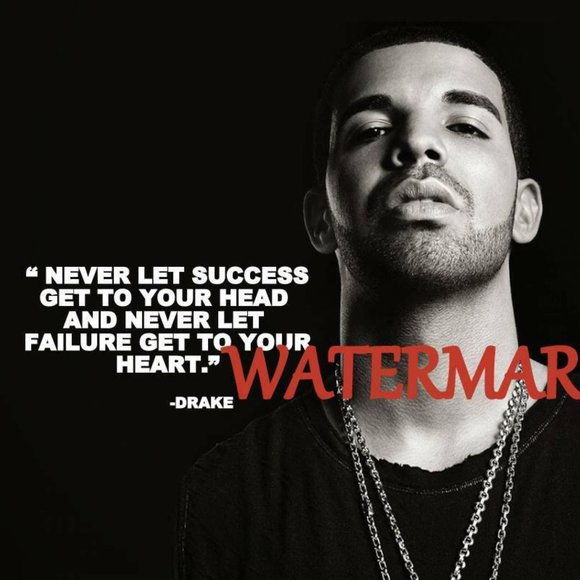 Wall Decor | Drake Success Quote Photo 8x1 | Poshmark